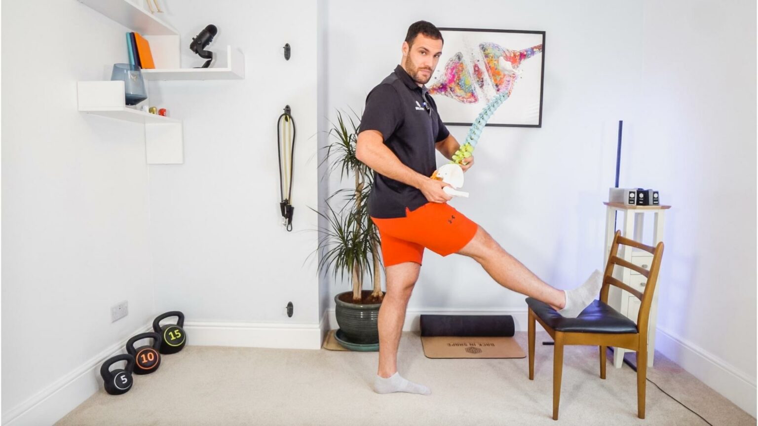 Hamstring Stretch Standing Instructional | Back In Shape