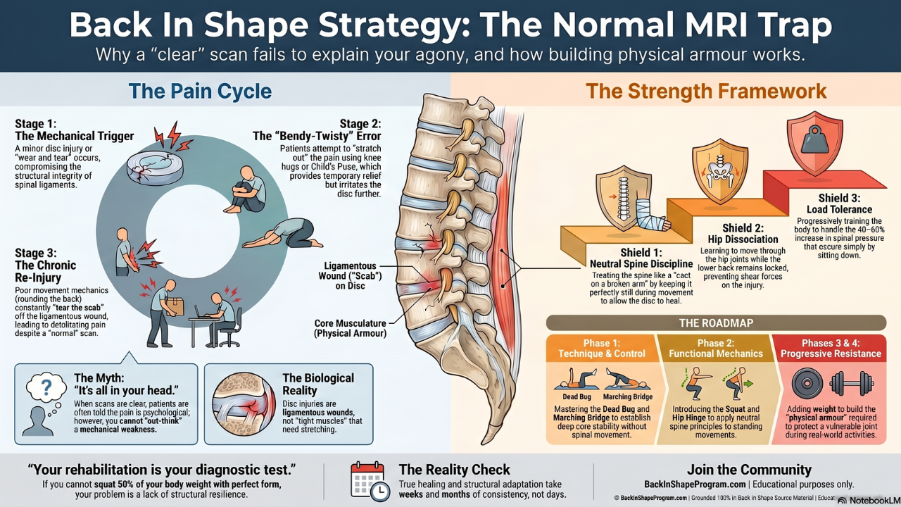 The Normal MRI Trap: Why Minor Back Injuries Cause Major Pain